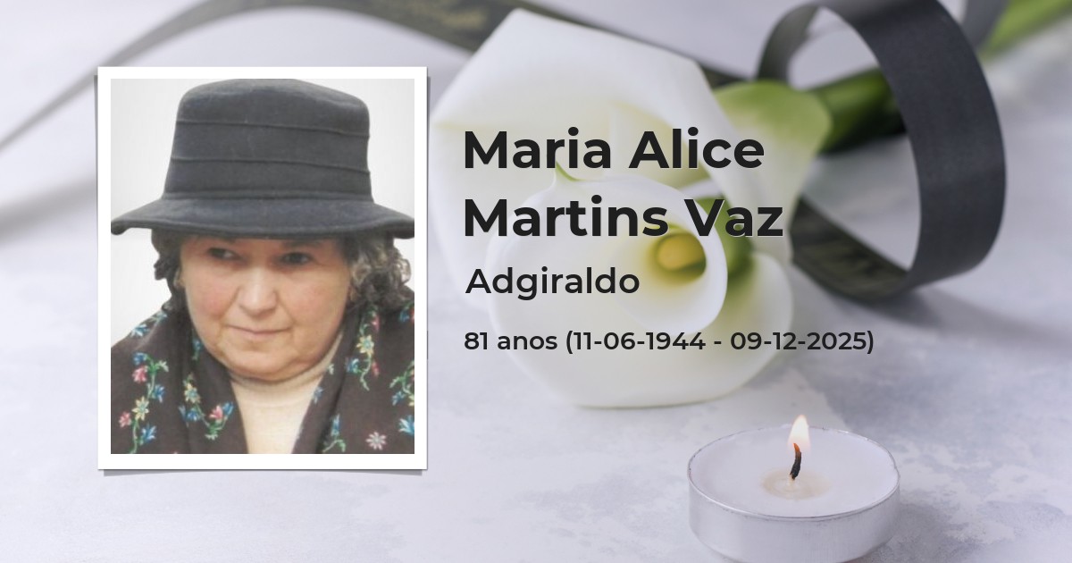 Maria Alice Martins Vaz - Adgiraldo